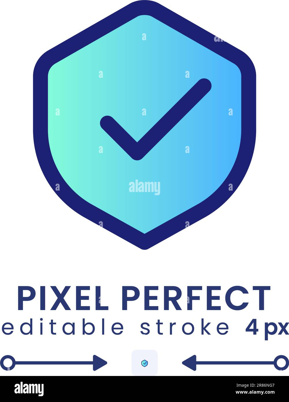 Antivirus gradient fill desktop icon Stock Vector Image & Art - Alamy