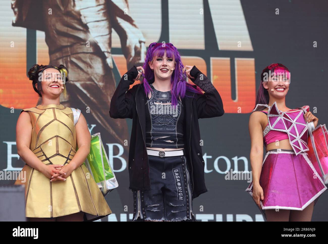 The 2nd day of West End Live 2023, in Trafalgar Square , London,with ...