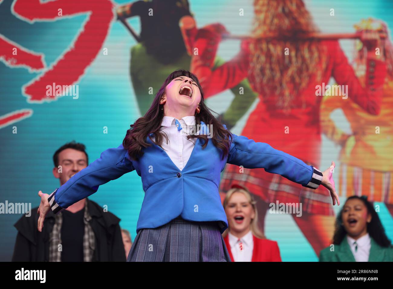 The 2nd day of West End Live 2023, in Trafalgar Square , London,with ...