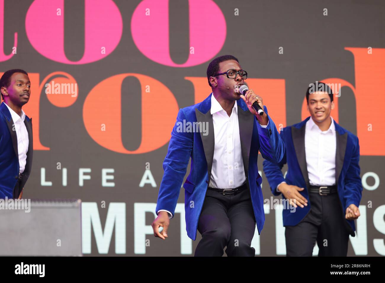 The 2nd day of West End Live 2023, in Trafalgar Square , London,with ...