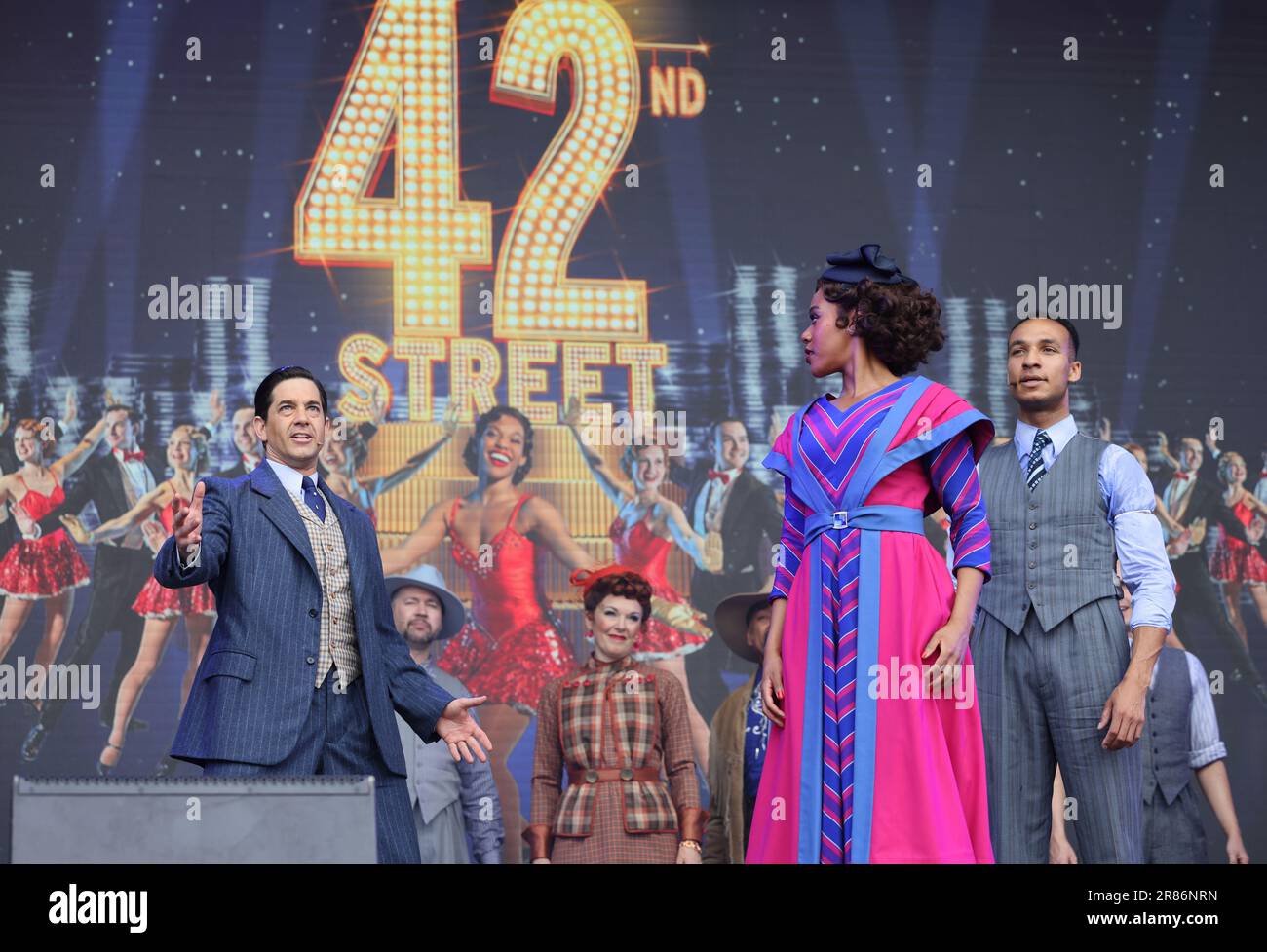 The 2nd day of West End Live 2023, in Trafalgar Square, London,with ...