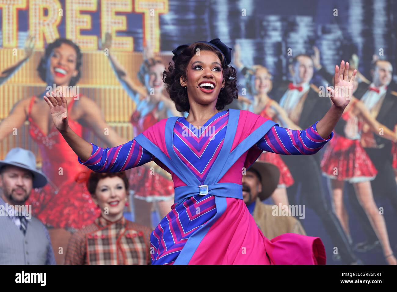 The 2nd day of West End Live 2023, in Trafalgar Square, London,with ...