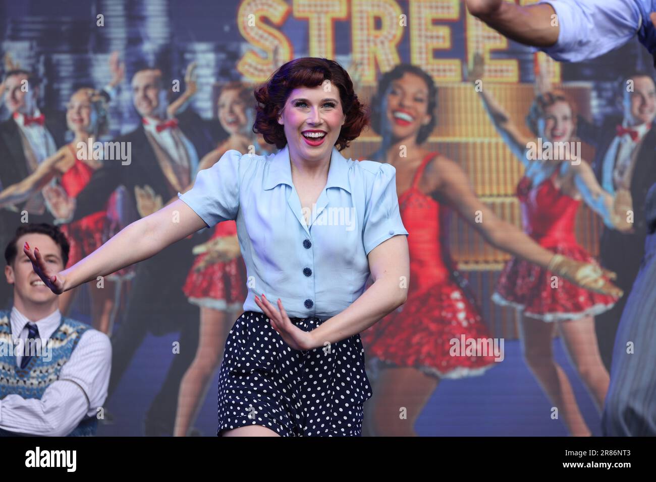 The 2nd day of West End Live 2023, in Trafalgar Square, London,with ...
