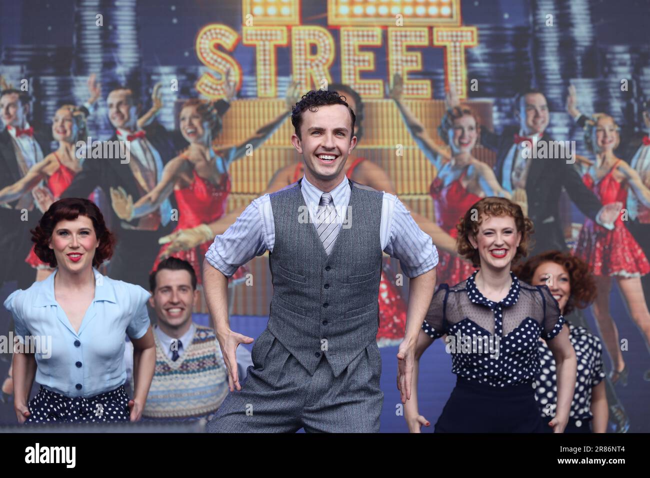 The 2nd day of West End Live 2023, in Trafalgar Square, London,with ...