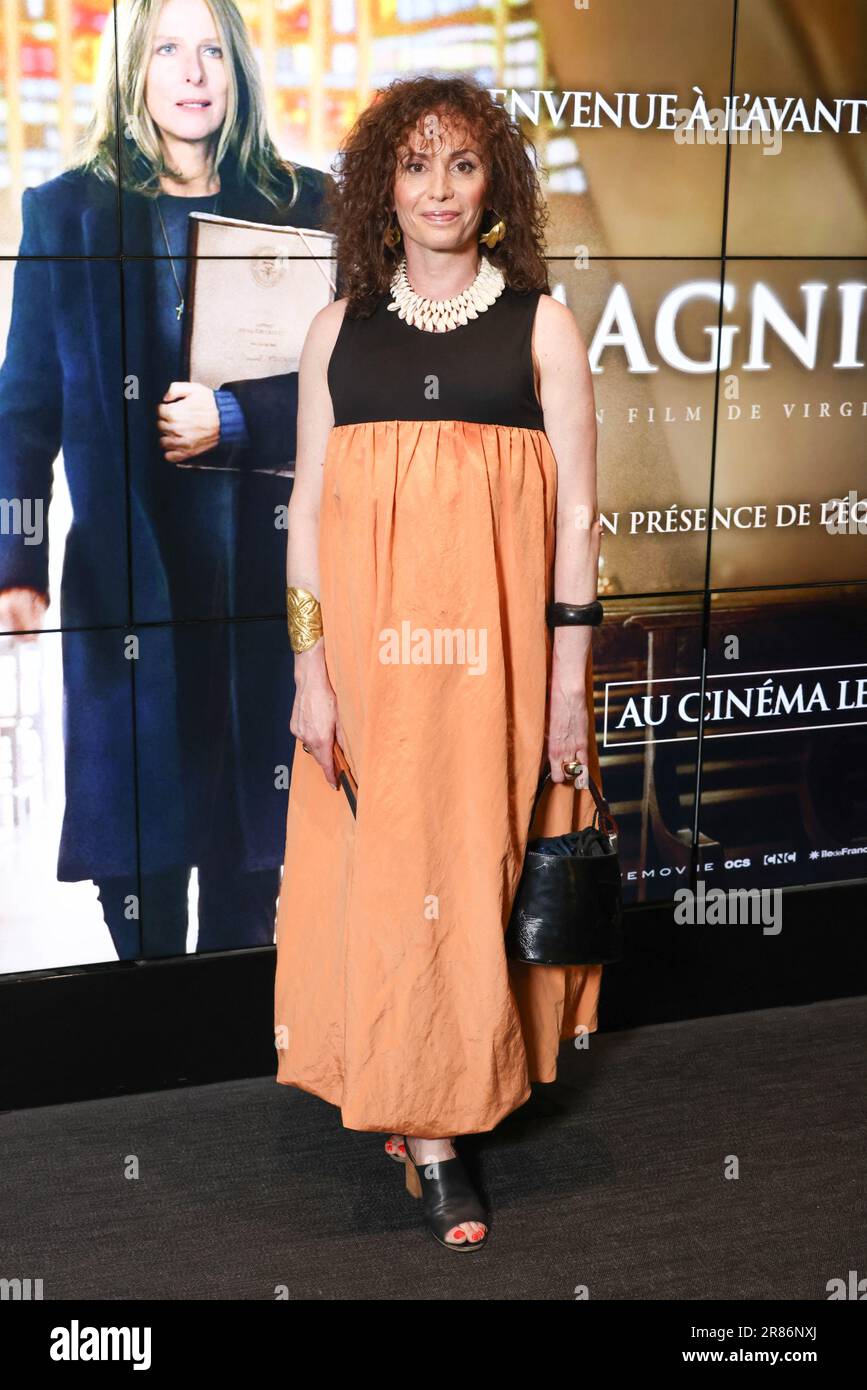 Stephanie Michelini lors de la premiere du film Magnificat organisee a ...