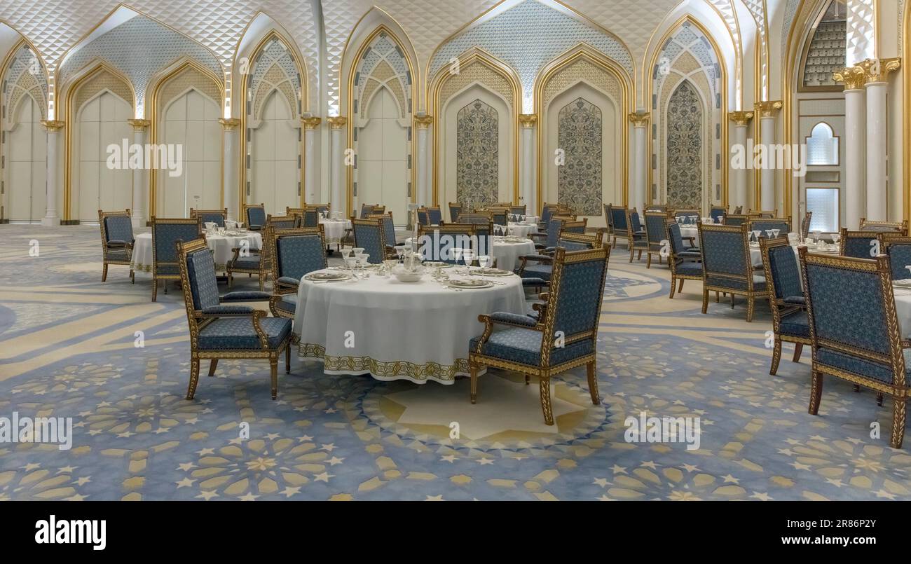Dining hall, Qasr Al Watan Presidential Palace, Abu Dhabi Abu Dhabi ...