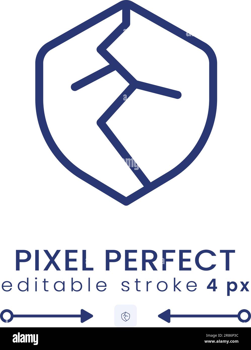 Security weaknesses linear desktop icon Stock Vector Image & Art - Alamy