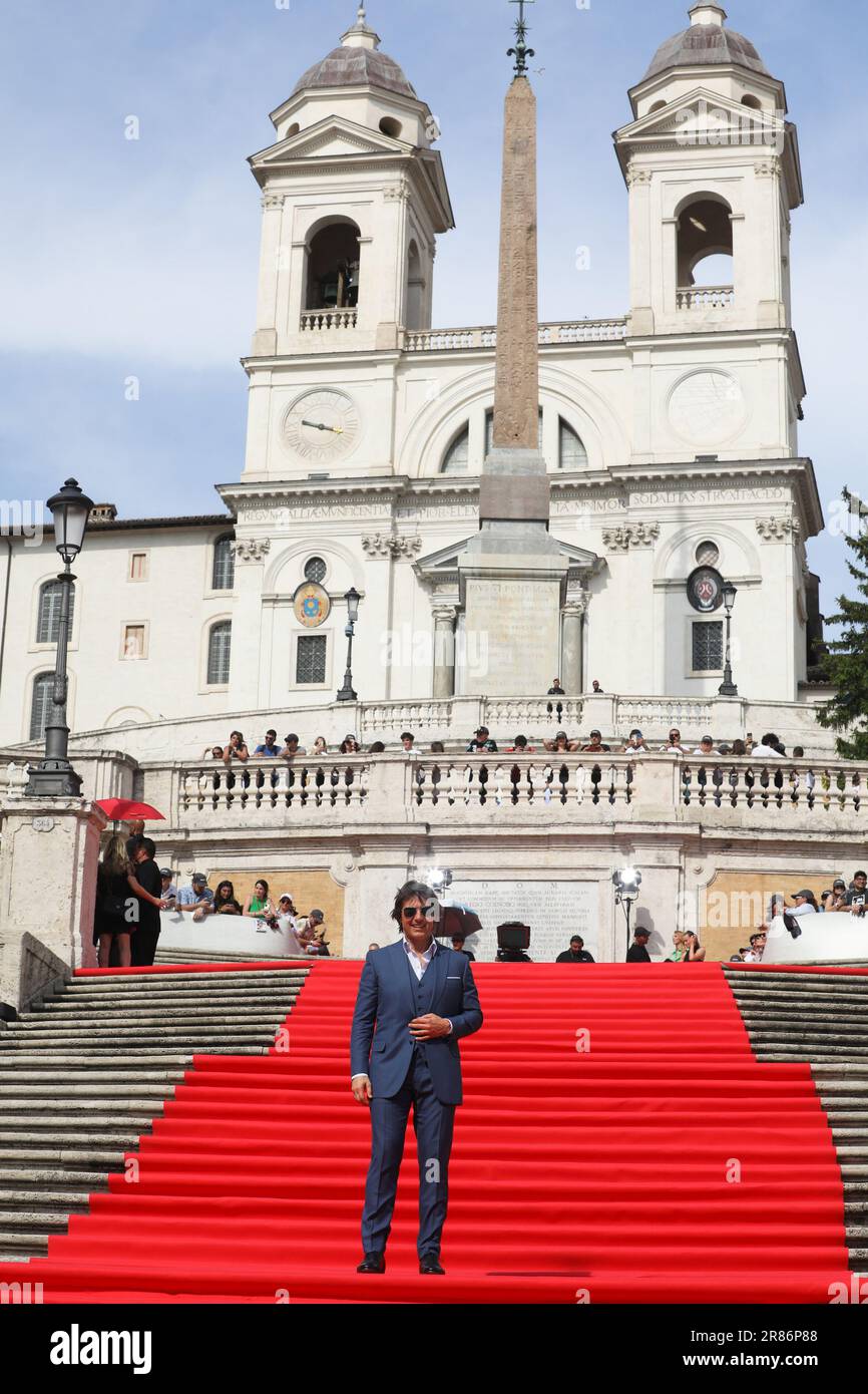 Rome, Italy. 19th June, 2023. Rome, Spanish Steps, photocall film ...