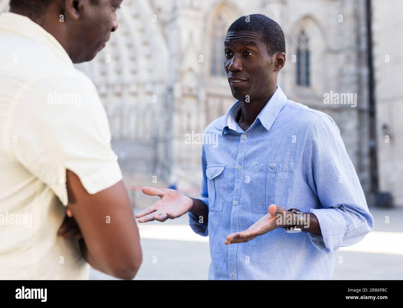 Passerby smiling hi-res stock photography and images - Alamy