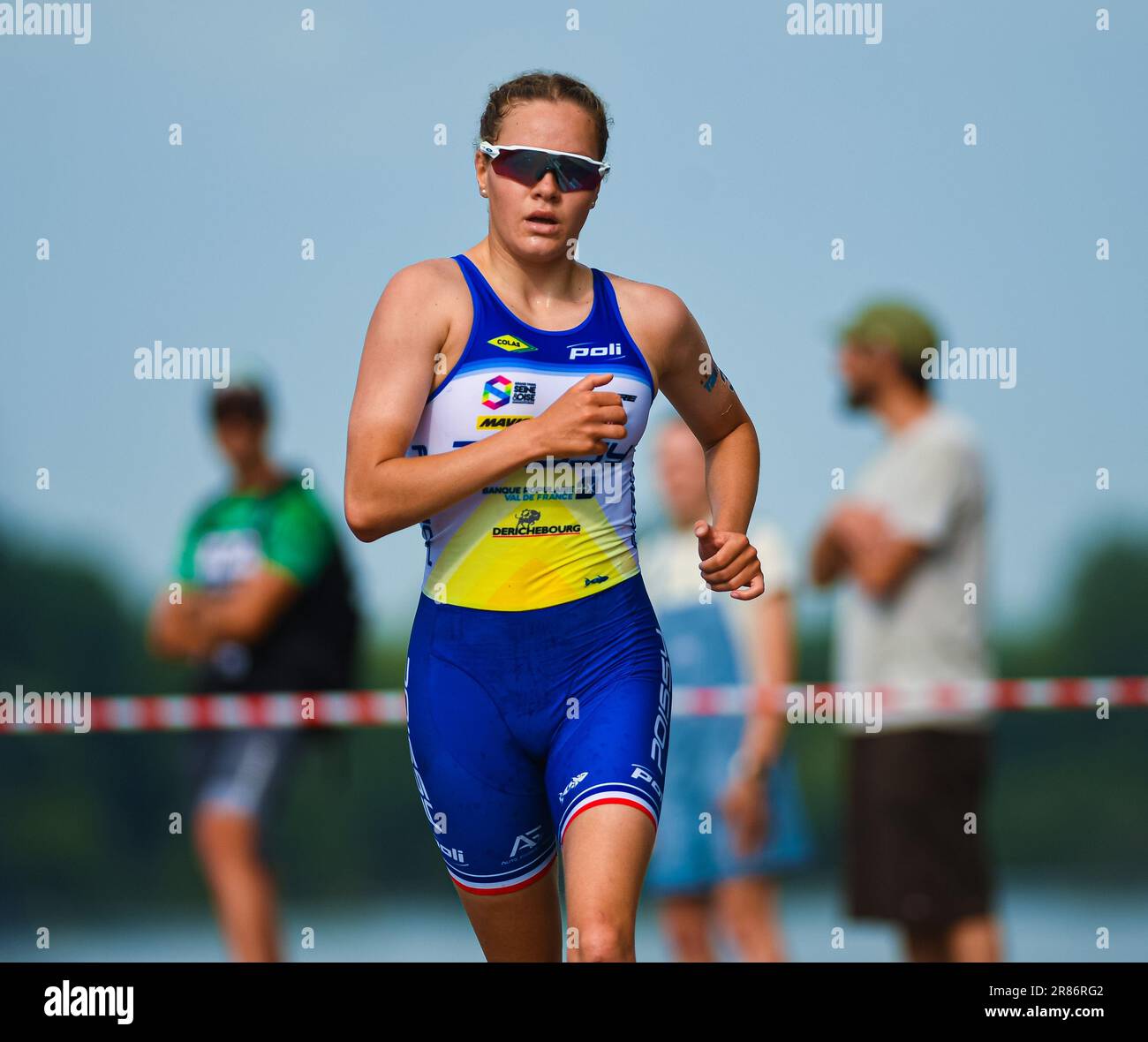 French racer Ilona Hadhoum finished 3rd at the Bordeaux triathlon on ...