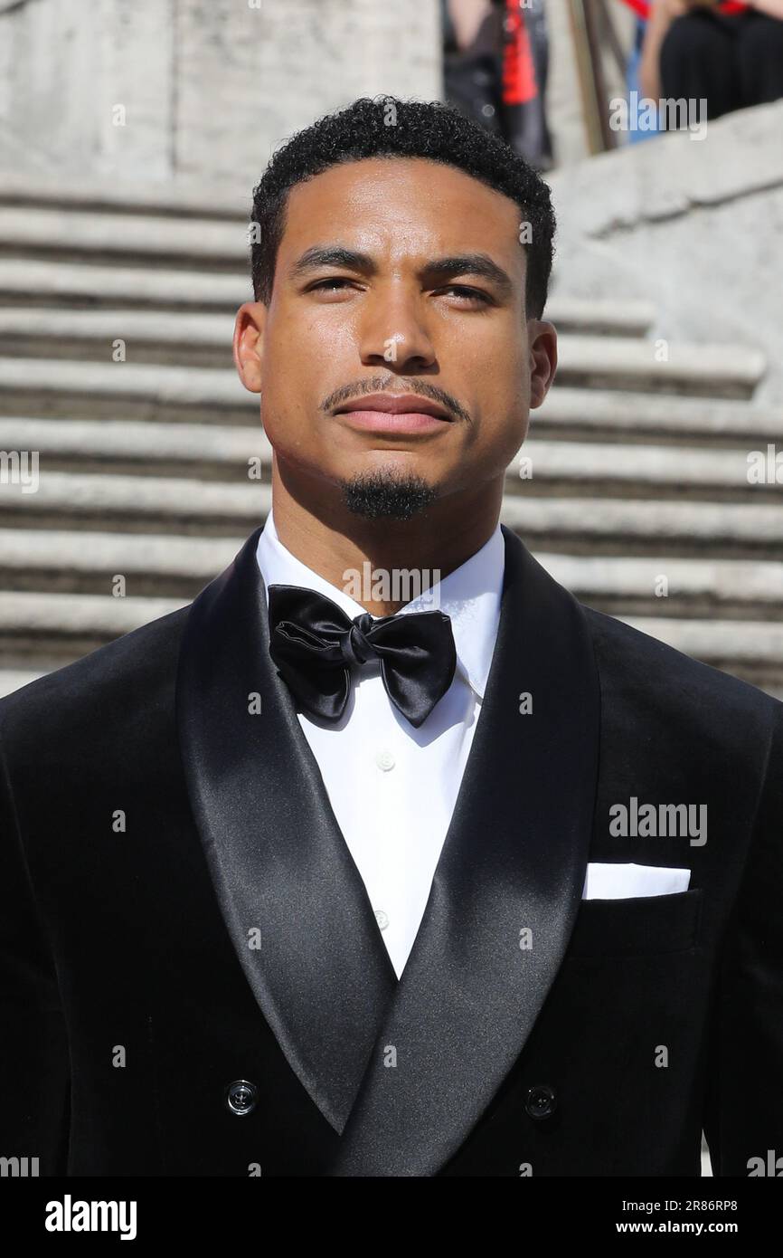 Rome, Italy. 19th June, 2023. Rome, Spanish Steps, photocall film ...