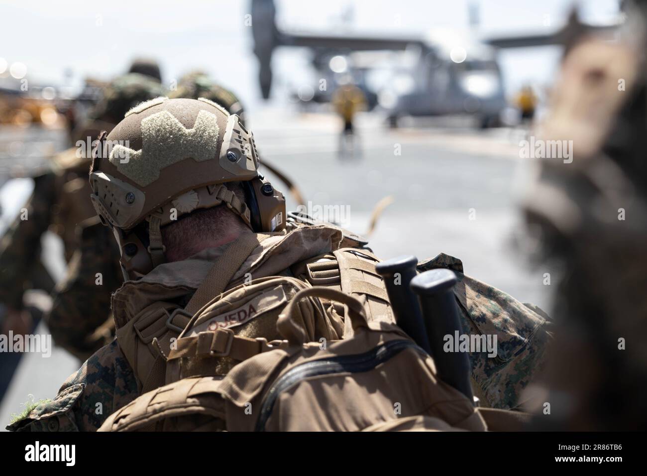 U.S. Marine Corps Cpl. Jesse Ojeda, a combat engineer with Battalion ...