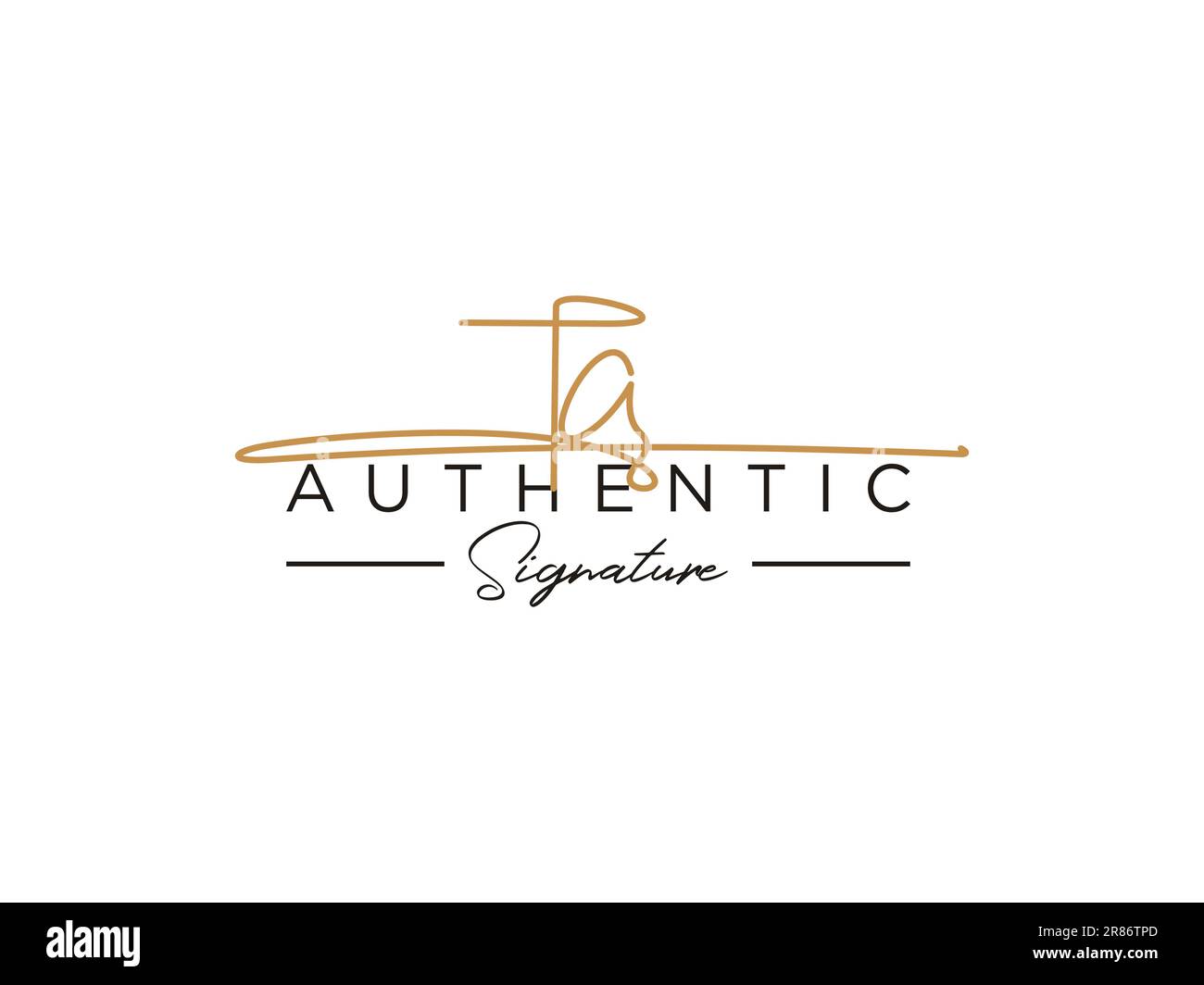 Ta signature hi-res stock photography and images - Alamy