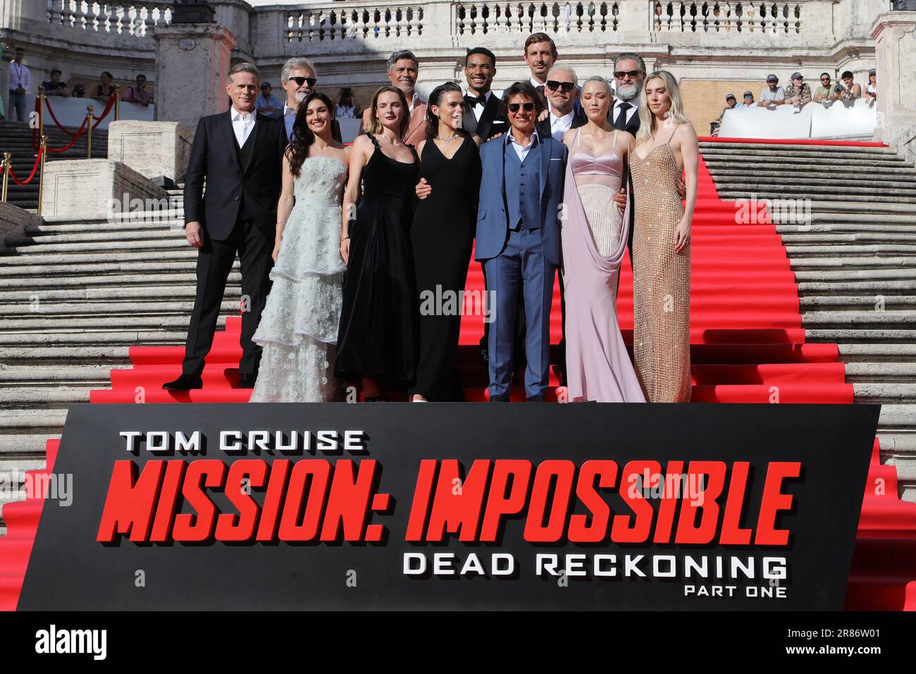 Rome, Italy. 19th June, 2023. Rome, Spanish Steps, photocall film ...