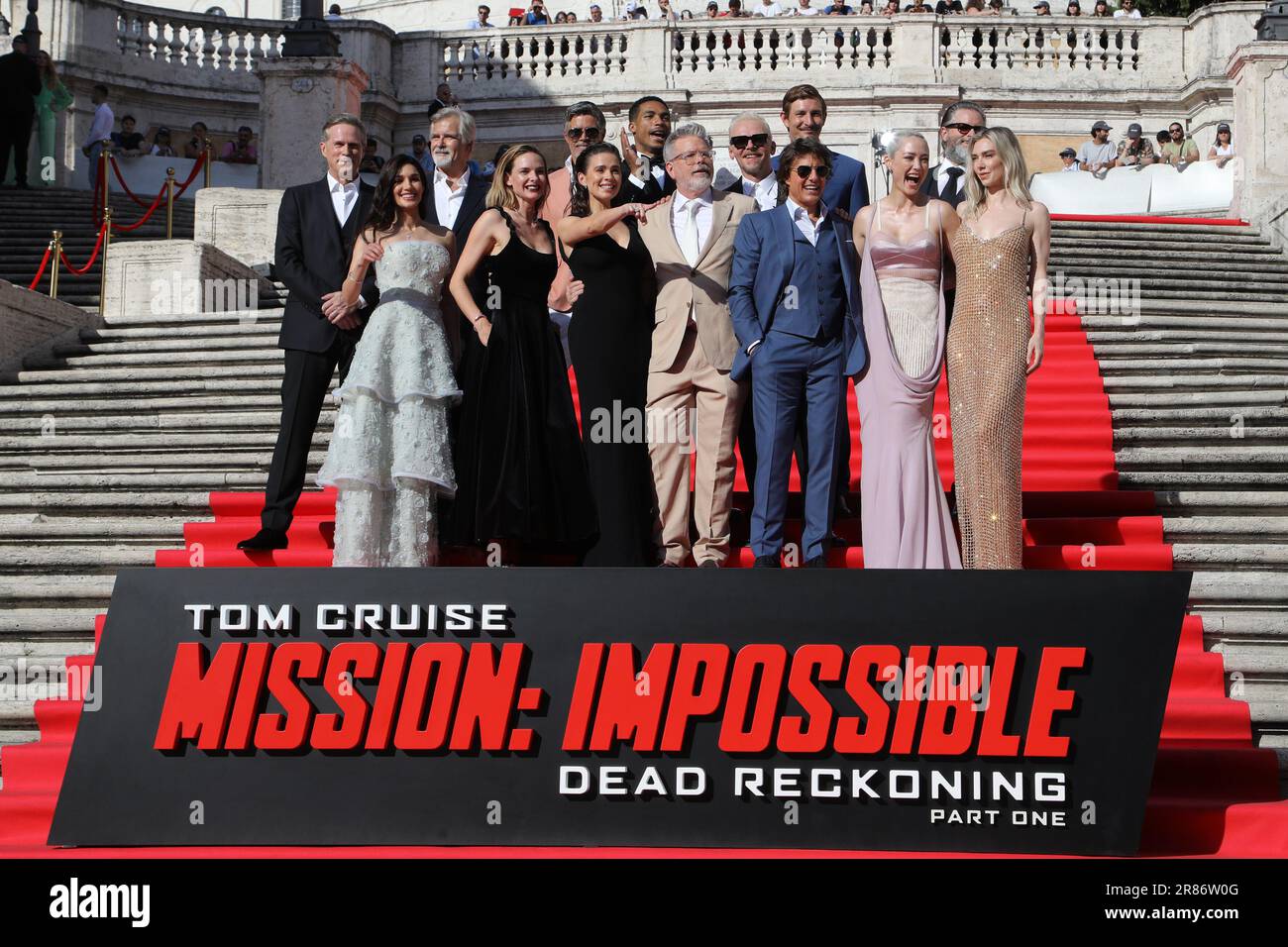 Rome, Italy. 19th June, 2023. Rome, Spanish Steps, photocall film ...