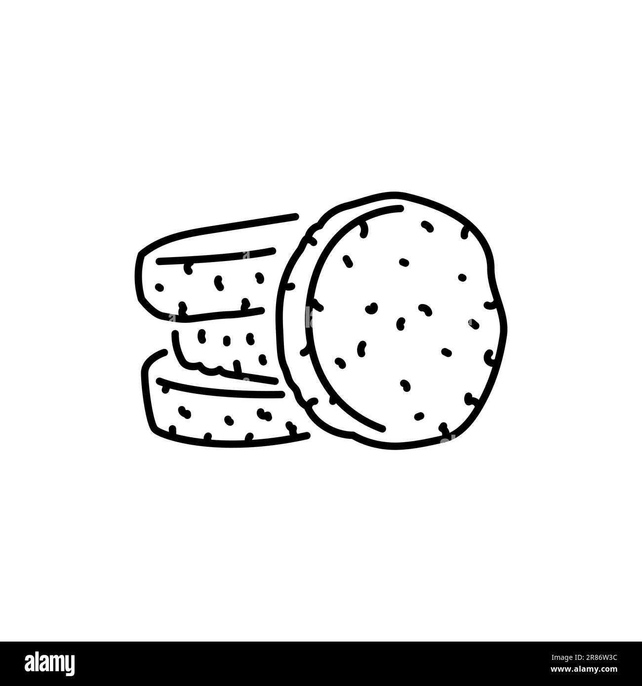 Cutlet cutlets Black and White Stock Photos & Images - Alamy