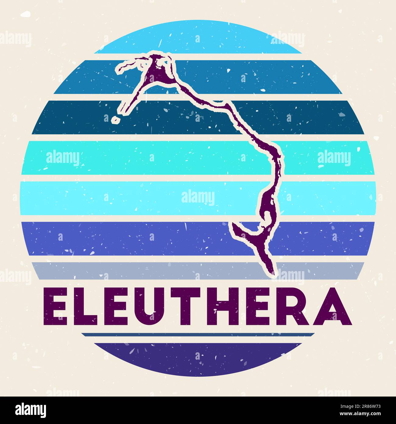 Island eleuthera map hi-res stock photography and images - Alamy