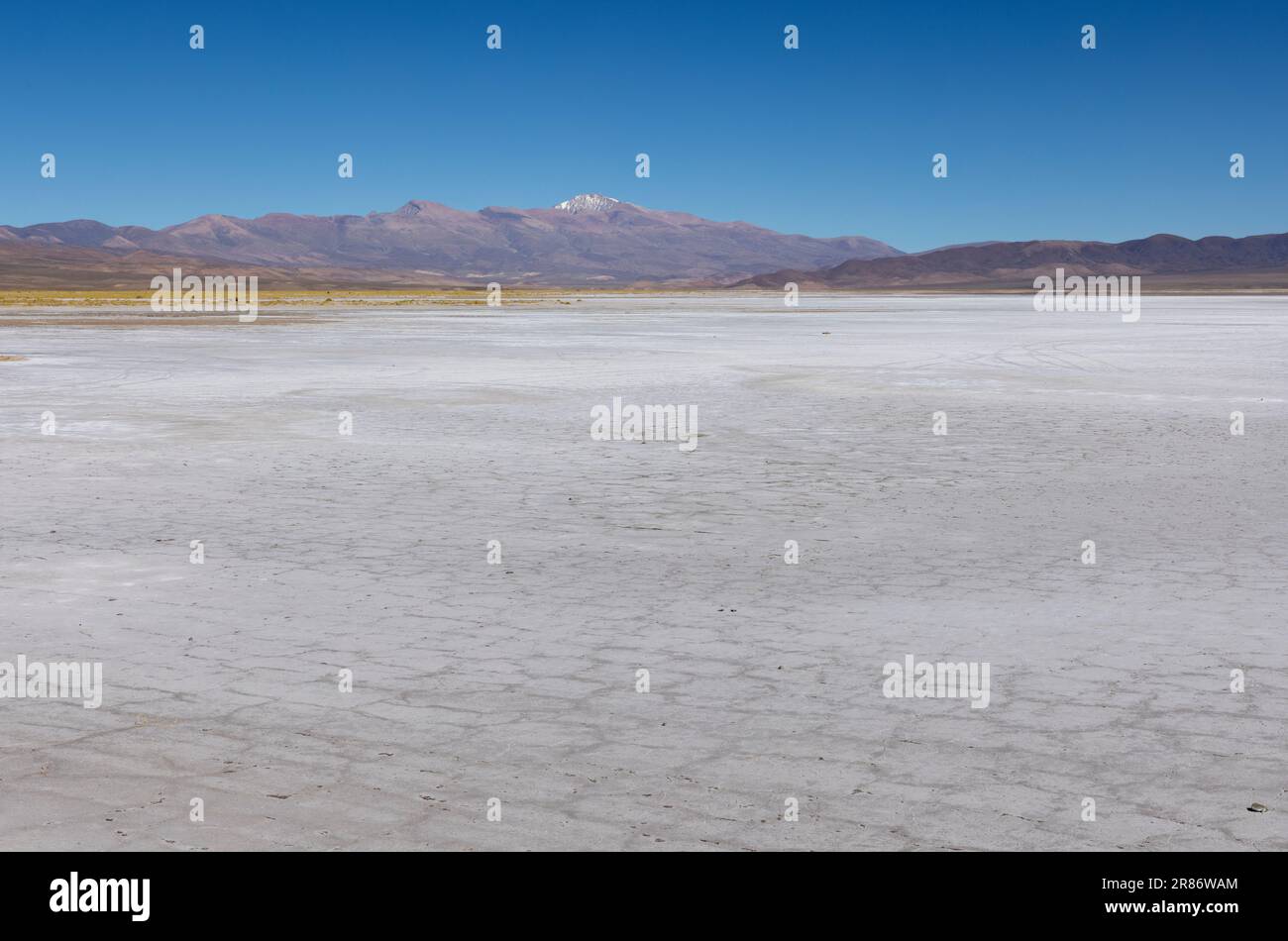 Exploring the huge salt flats Salinas Grandes de Jujuy in northern ...