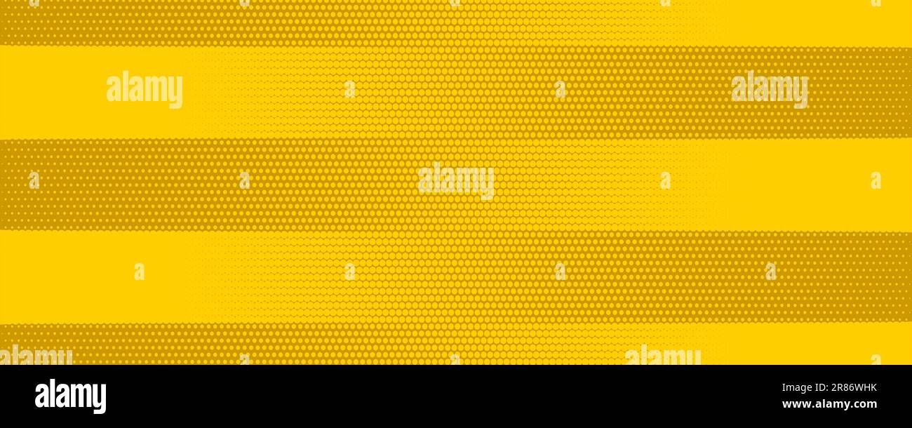 Halftone effect. Gradient from yellow to dark yellow Monochrome colors ...
