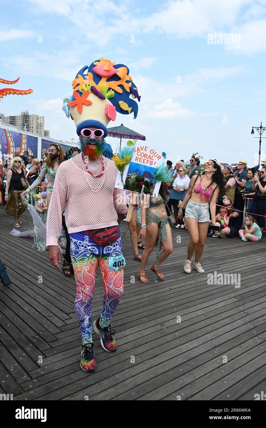 Save Our Coral Reefs merman Stock Photo - Alamy