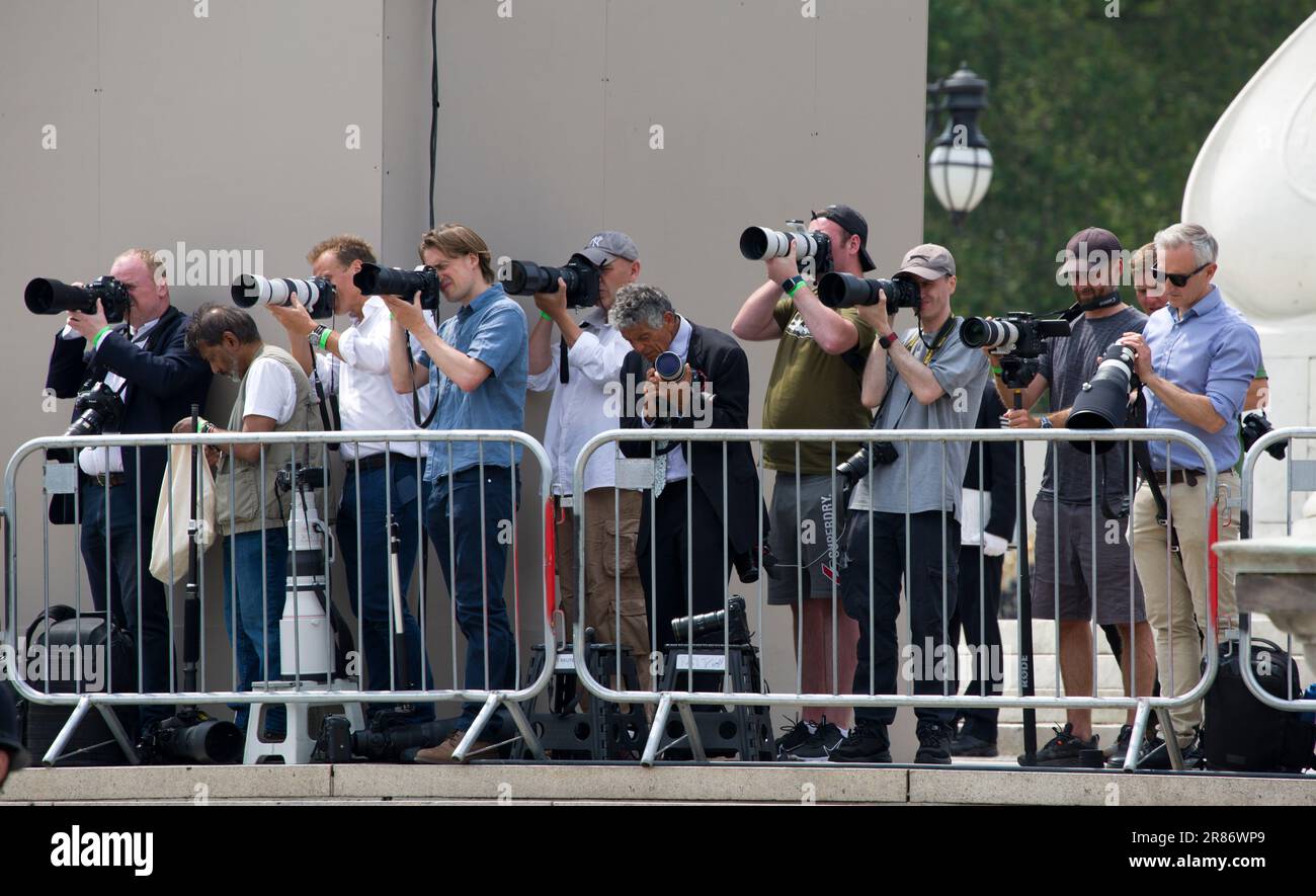 Press Photographers Trooping The Colour Color 2023 Stock Photo - Alamy