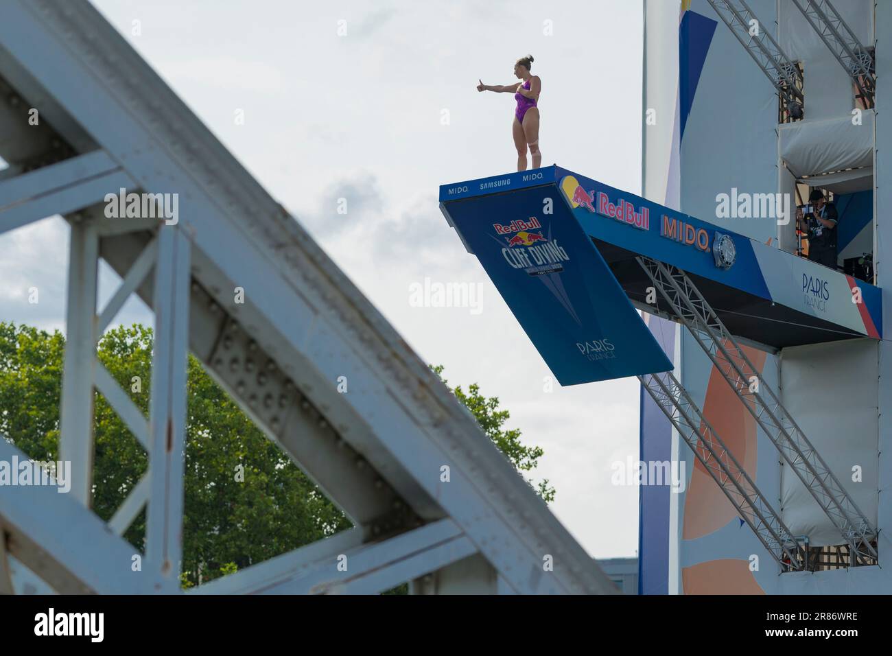 Paris, France. 17th June, 2023. Madeleine Bayon (FRA) for her first ...