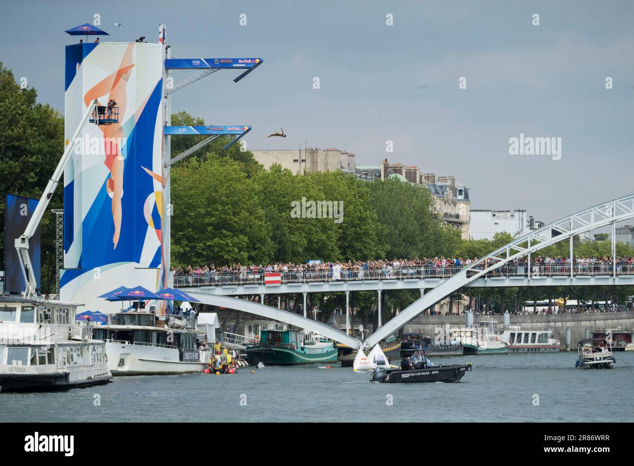 Paris, France. 17th June, 2023. Atmosphere of competition site with ...