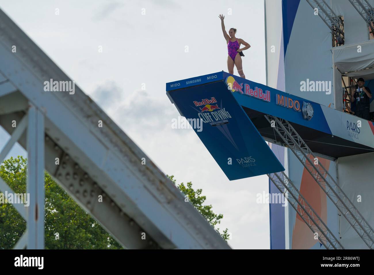 Paris, France. 17th June, 2023. Madeleine Bayon (FRA) for her first competition during the Red ...