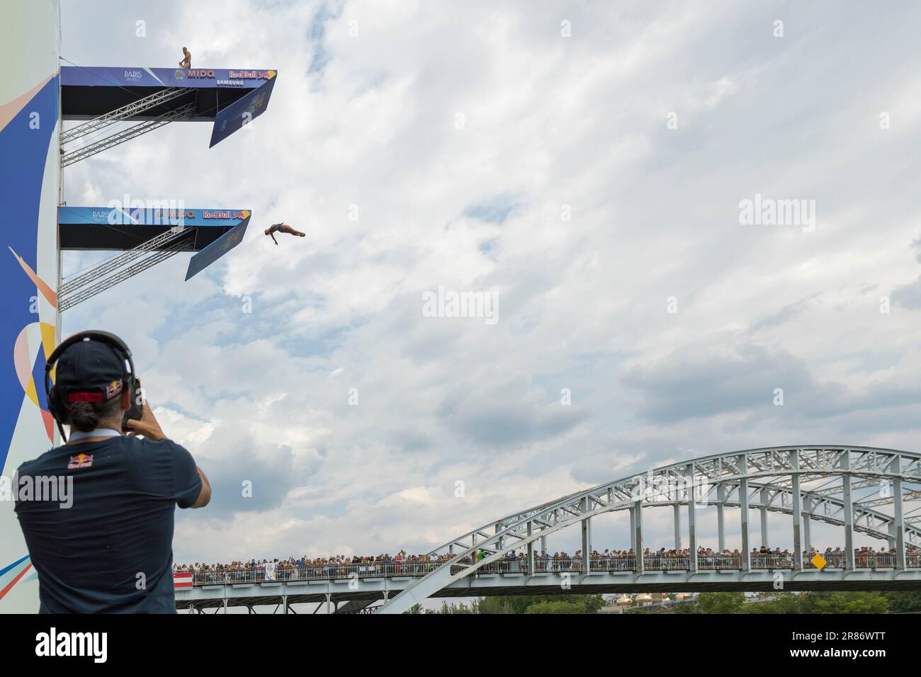 Paris, France. 17th June, 2023. Eleanor Smart (USA) under the smart ...