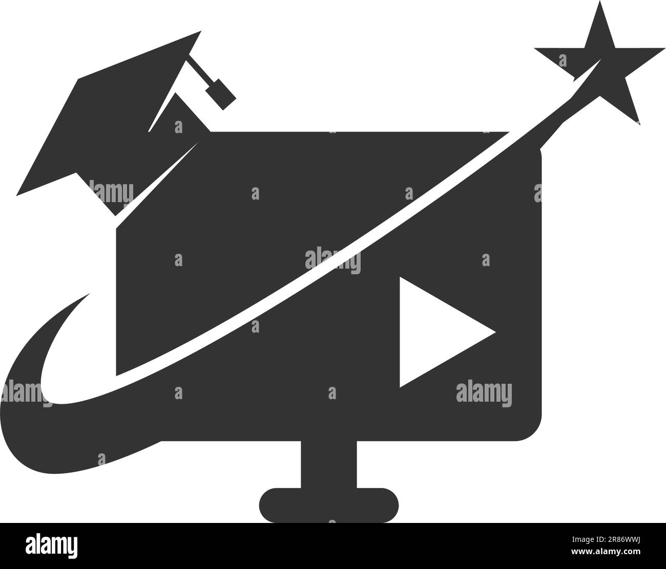 education logo template. Icon Illustration Brand Identity. Isolated and ...