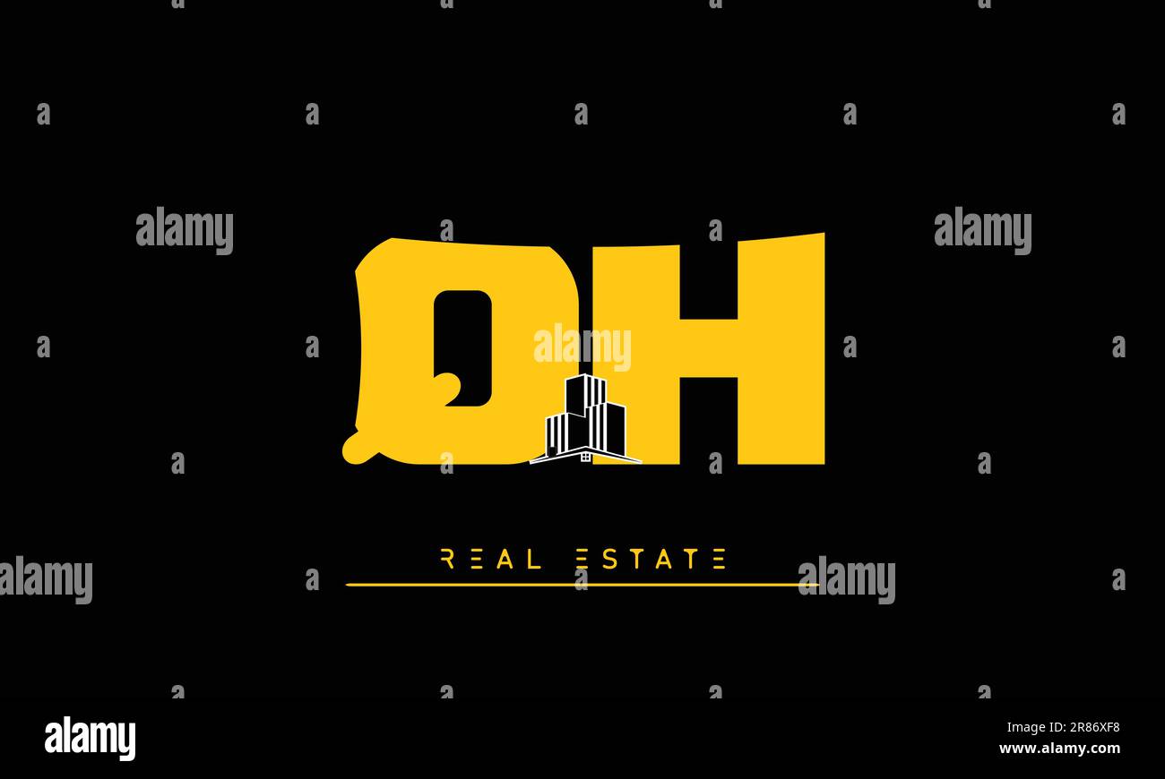 Qh real estate logo hi-res stock photography and images - Alamy