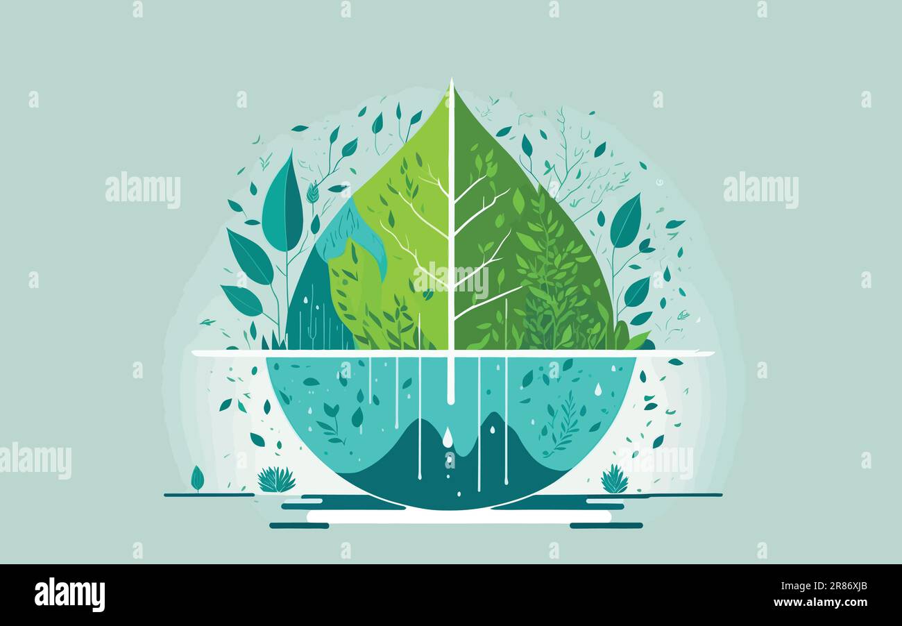 illustration that highlights the importance of environmental ...