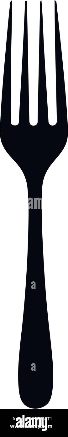 black fork illustration Stock Vector Image & Art - Alamy
