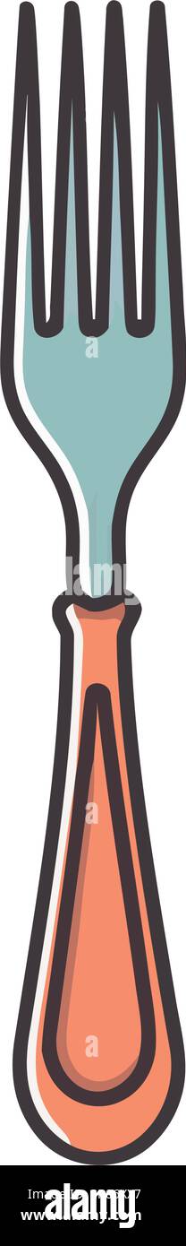 Cute fork illustration Stock Vector Image & Art - Alamy