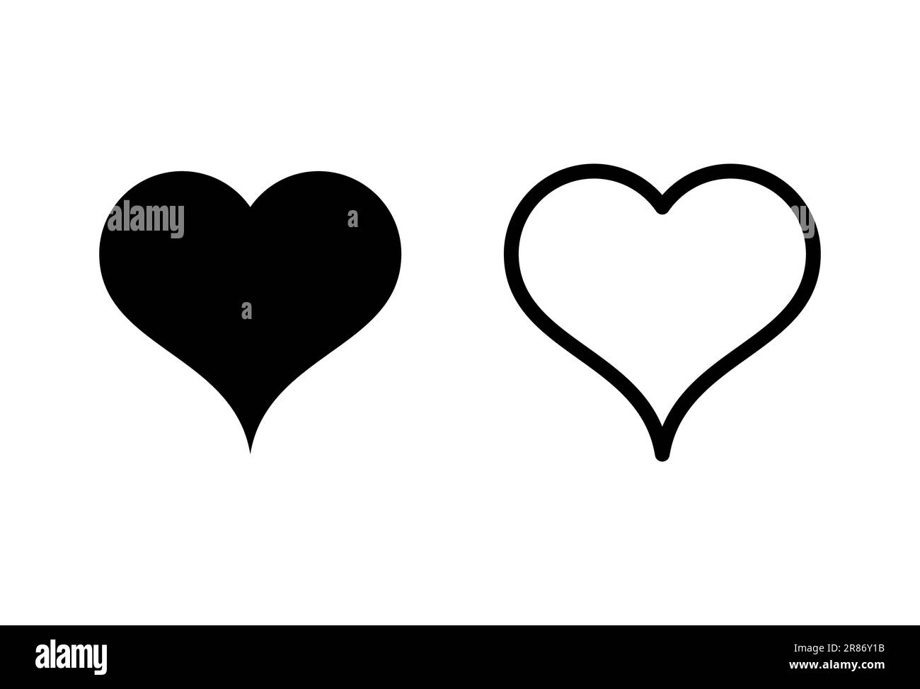 Love icon set. Heart icon vector. Like icon vector Stock Vector Image ...