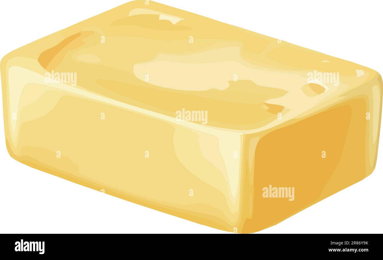 butter block illustration Stock Vector Image & Art - Alamy