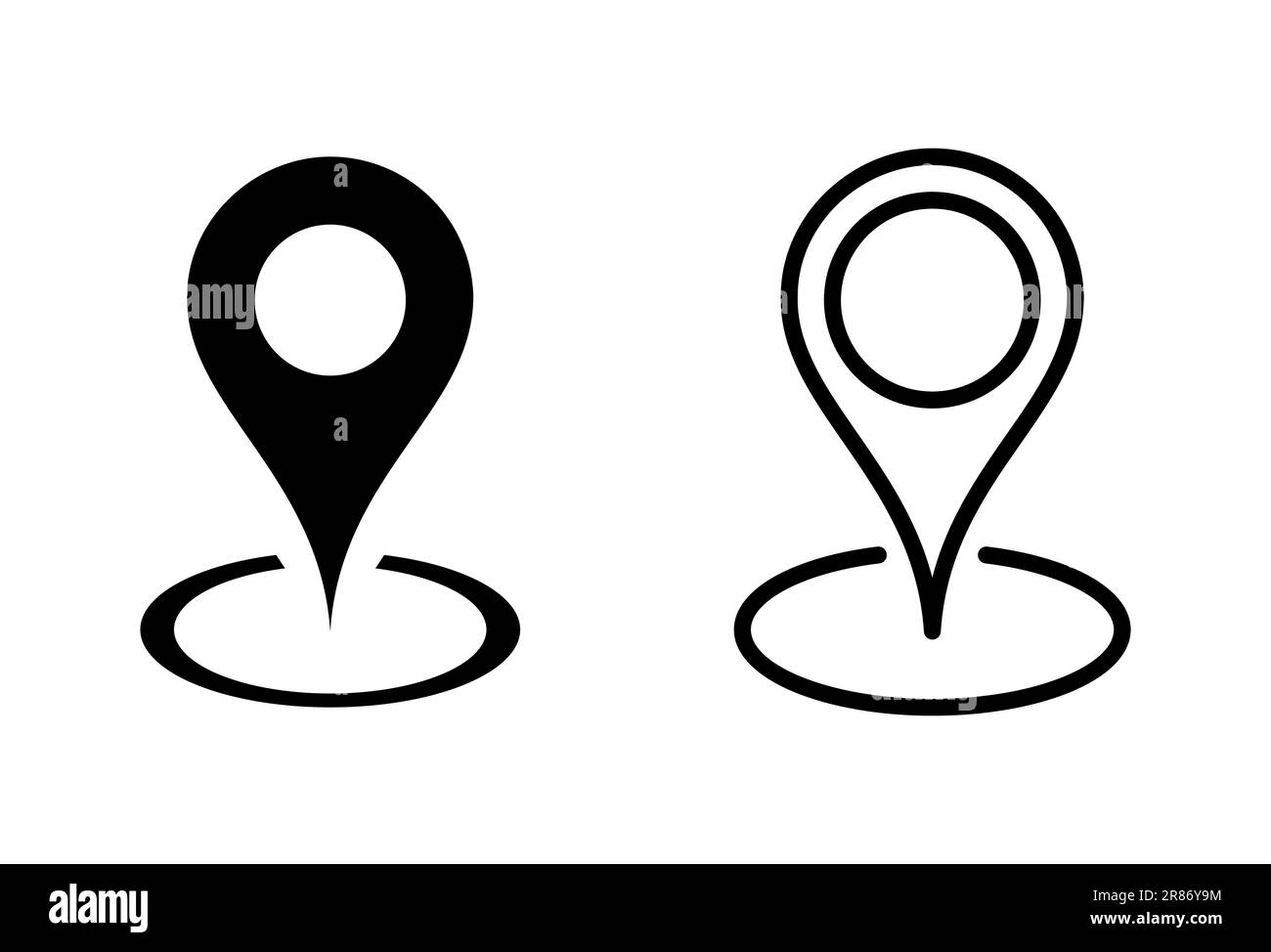 Pin icon set. Location icon vector. destination icon. map pin Stock ...