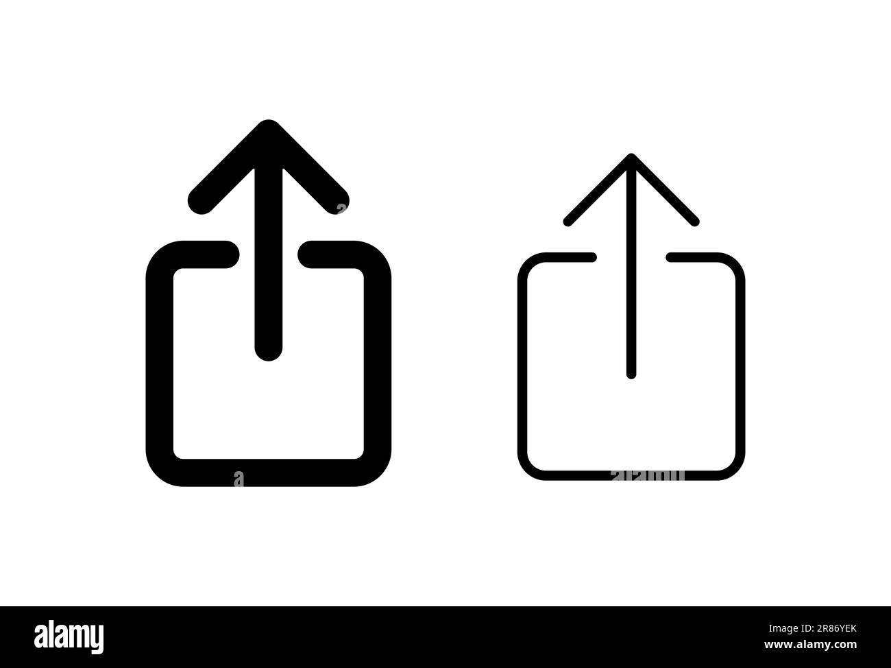 Upload icon set. load data symbol Stock Vector Image & Art - Alamy