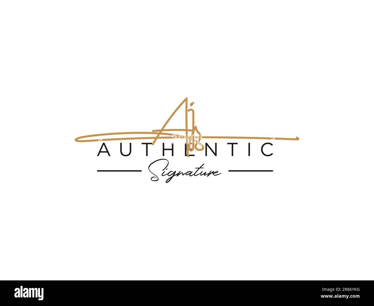 Aj signature hi-res stock photography and images - Alamy