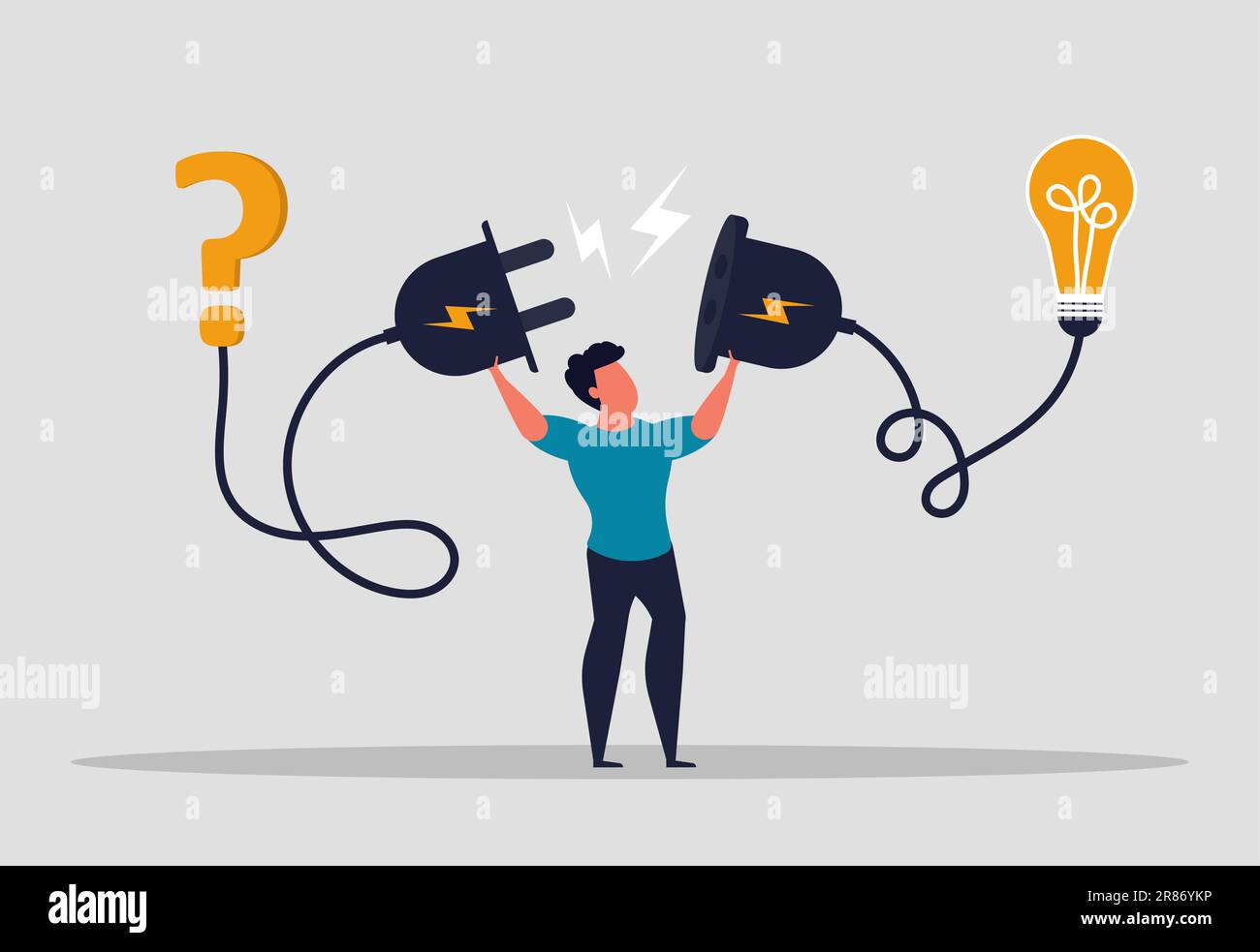 Connects a puzzle Stock Vector Images - Alamy