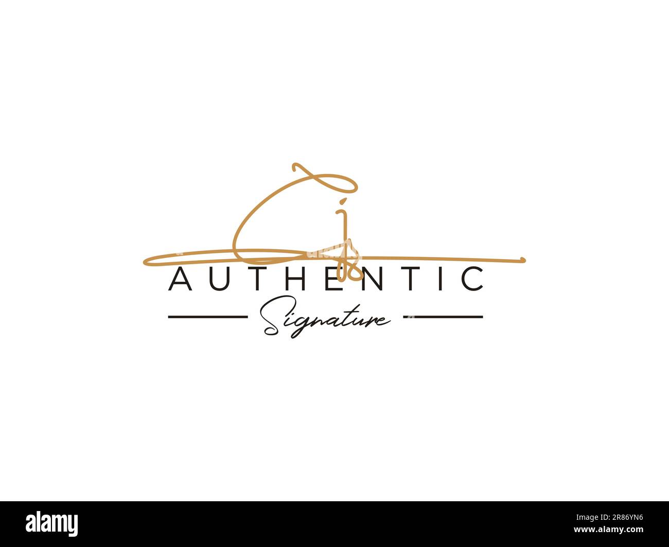 CJ Signature Logo Template Vector Stock Vector Image & Art - Alamy
