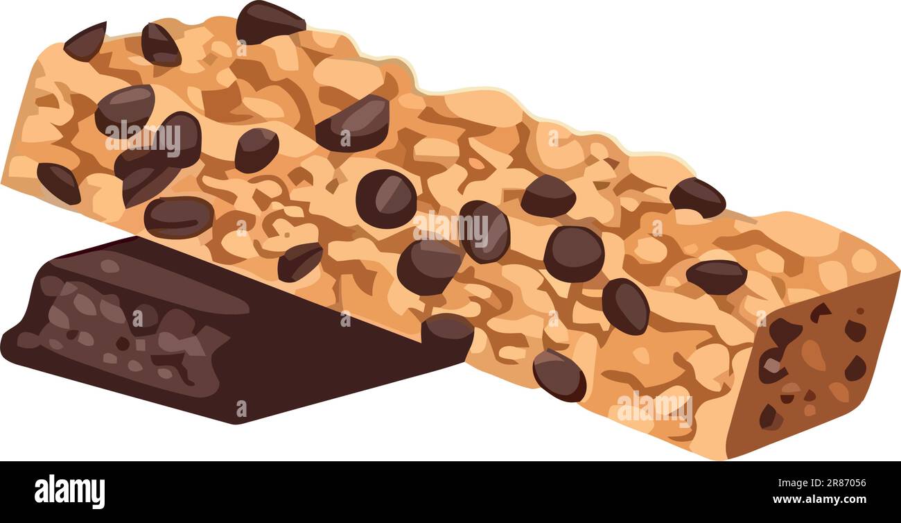 chocolate cookie bars design Stock Vector Image & Art - Alamy
