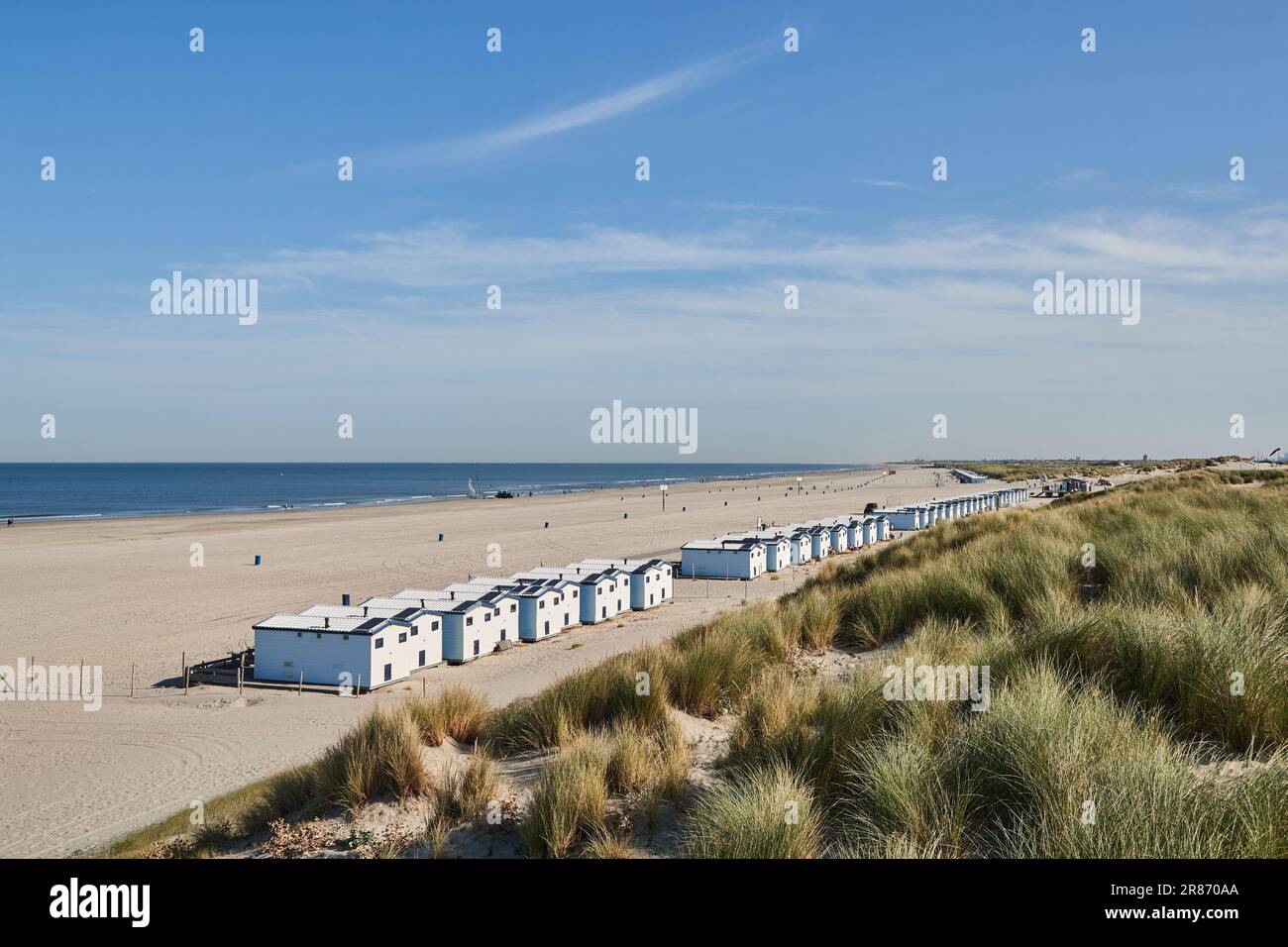 Sandy beach in the Netherlands Stock Photo - Alamy