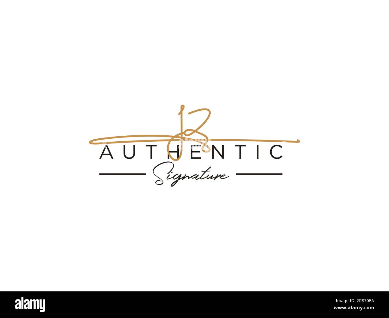 JZ Signature Logo Template Vector Stock Vector Image & Art - Alamy