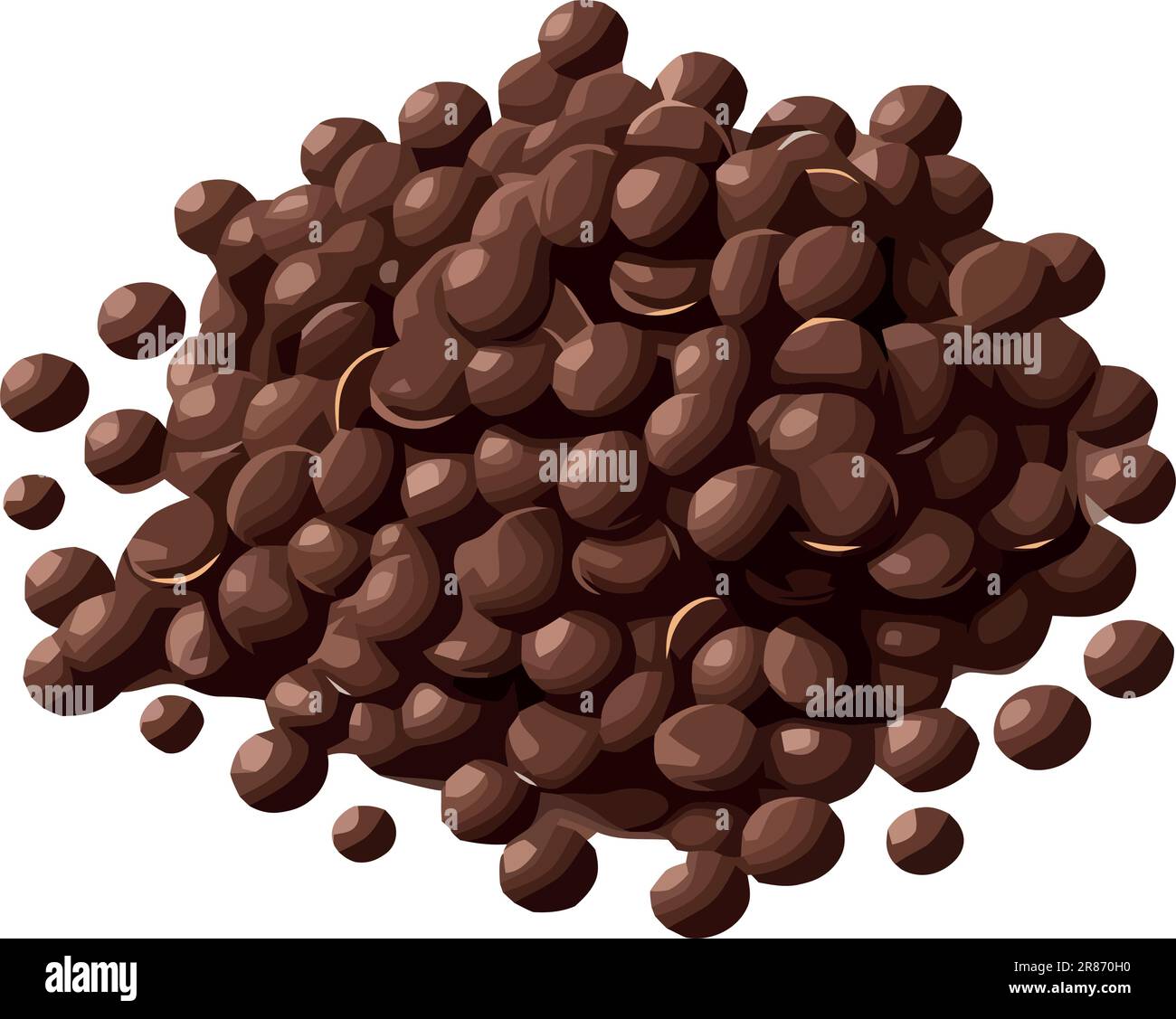 chocolate chips design Stock Vector Image & Art - Alamy