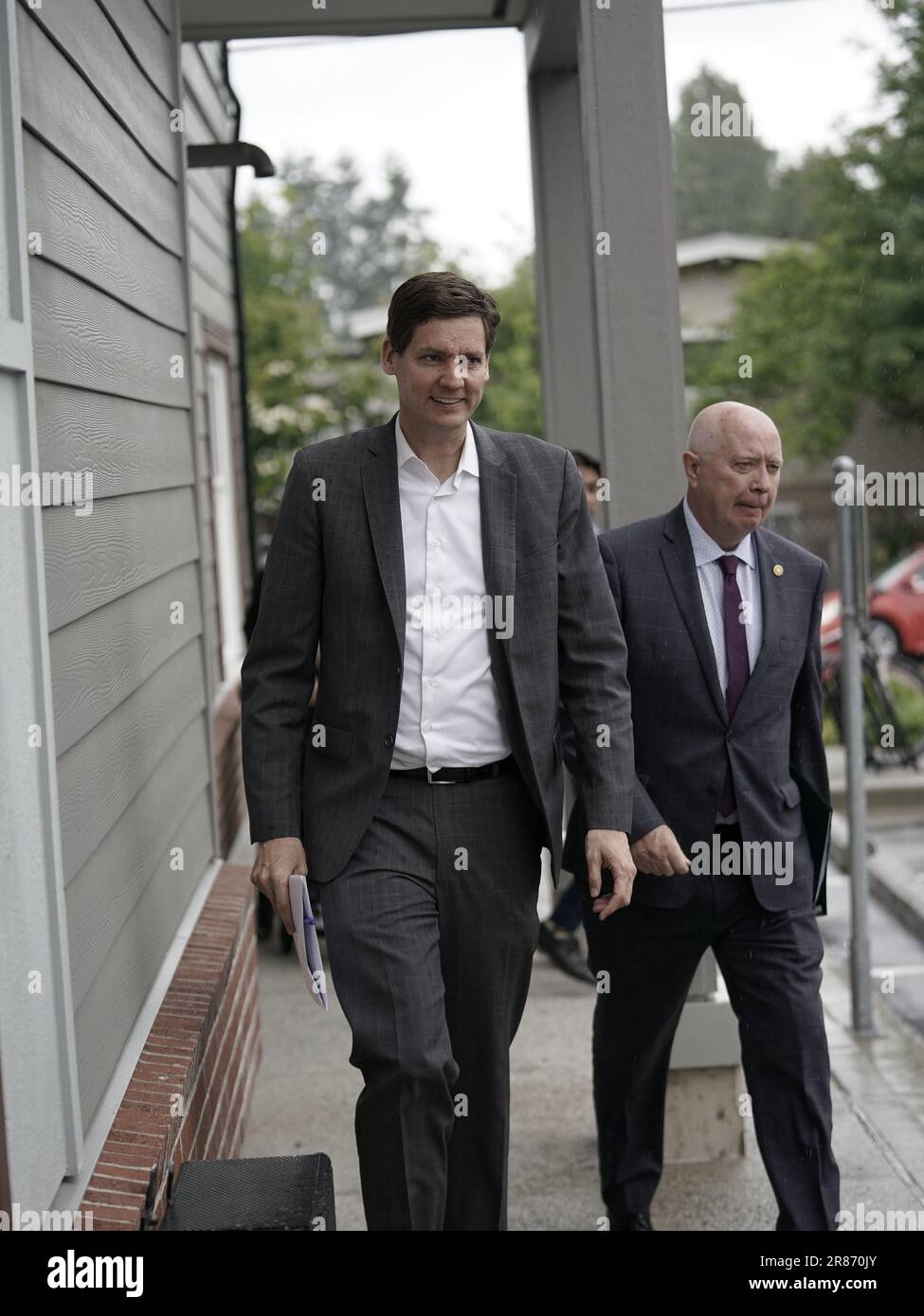 Burnaby, Canada. 19th June, 2023. June 19, 2023, BC Premiere David Eby ...