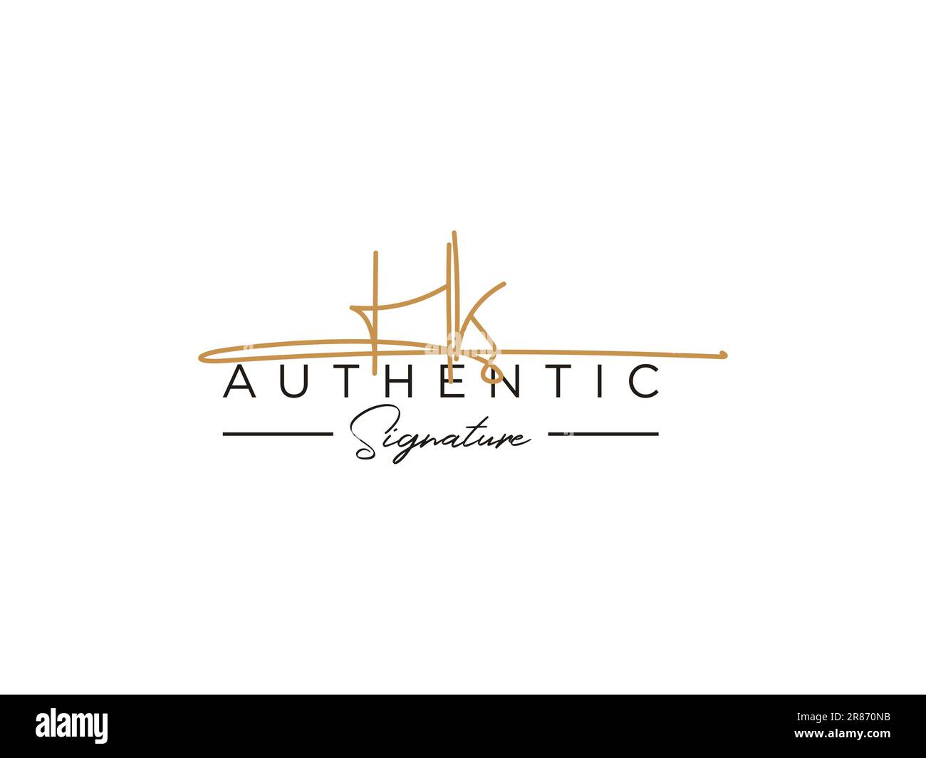 Hk signature Stock Vector Images - Alamy