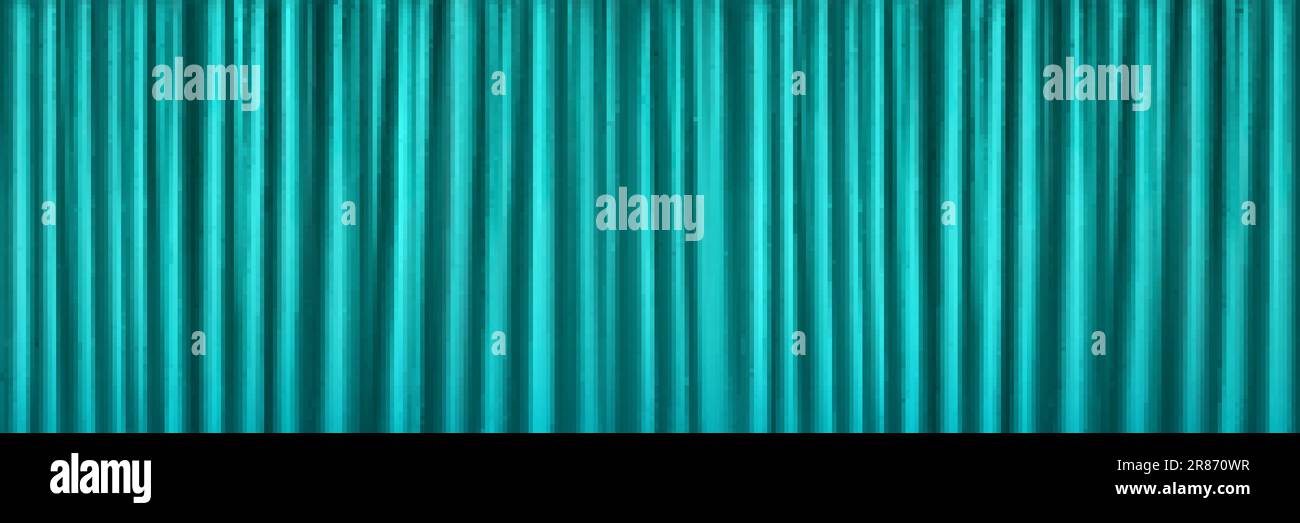 Realistic turquoise curtain background. Vector illustration of silk ...