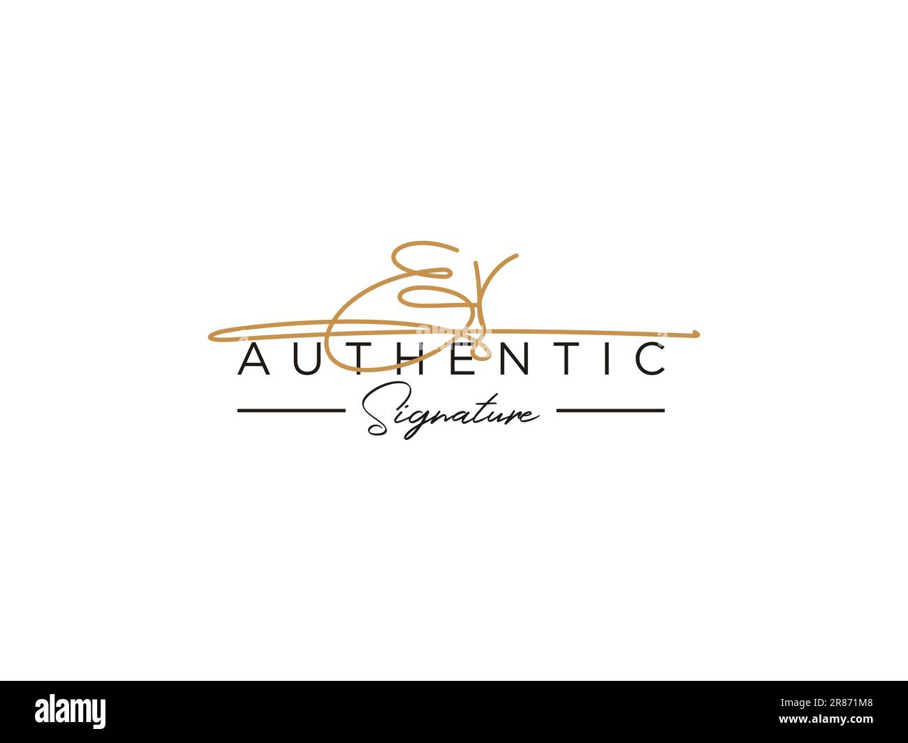 ER Signature Logo Template Vector Stock Vector Image & Art - Alamy