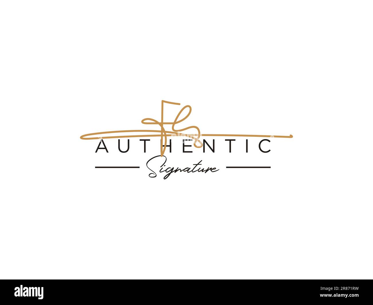FE Signature Logo Template Vector Stock Vector Image & Art - Alamy